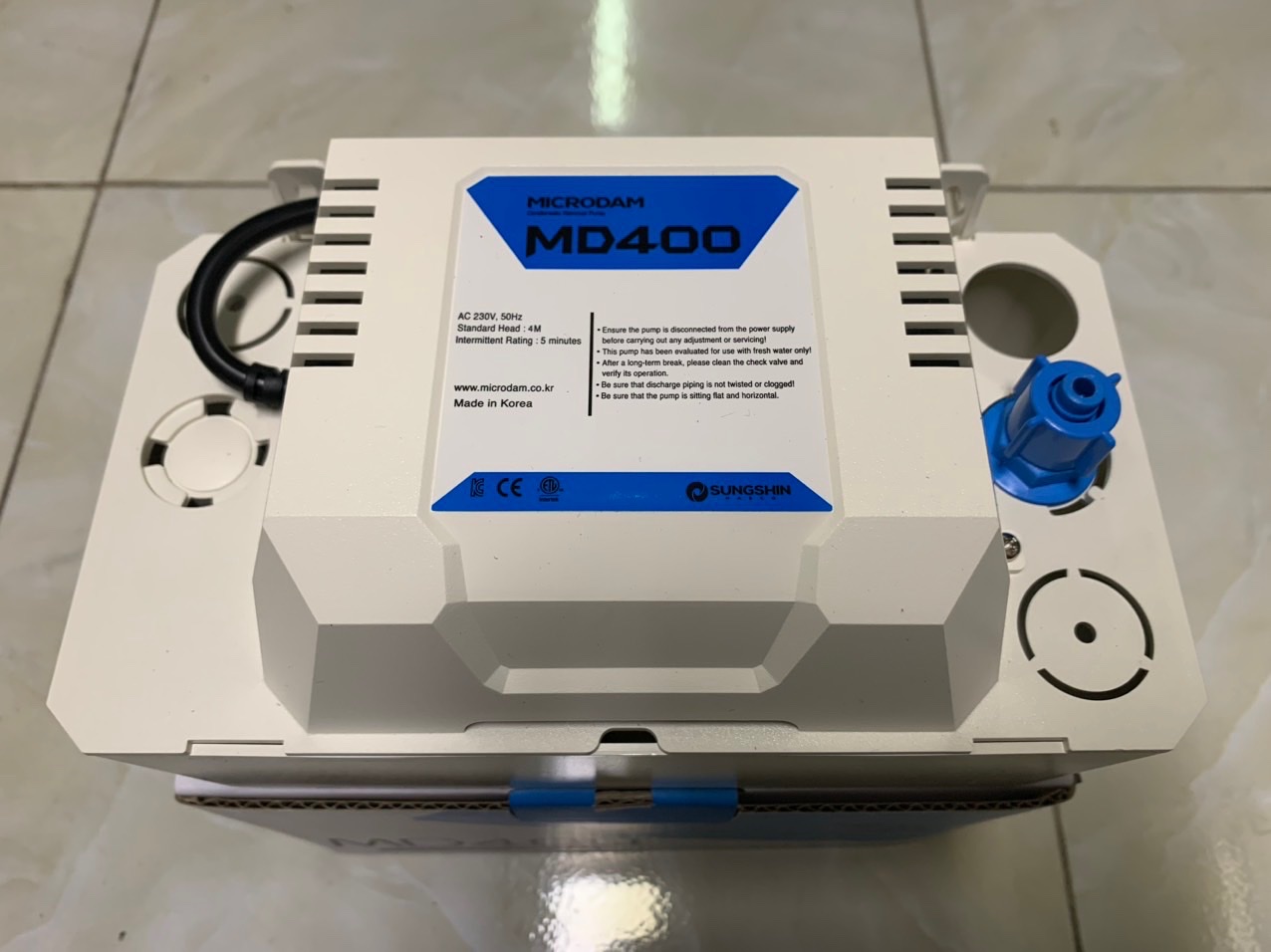 [MD400LP] Máy bơm nước ngưng máy lạnh MD400LP-MICRODAM